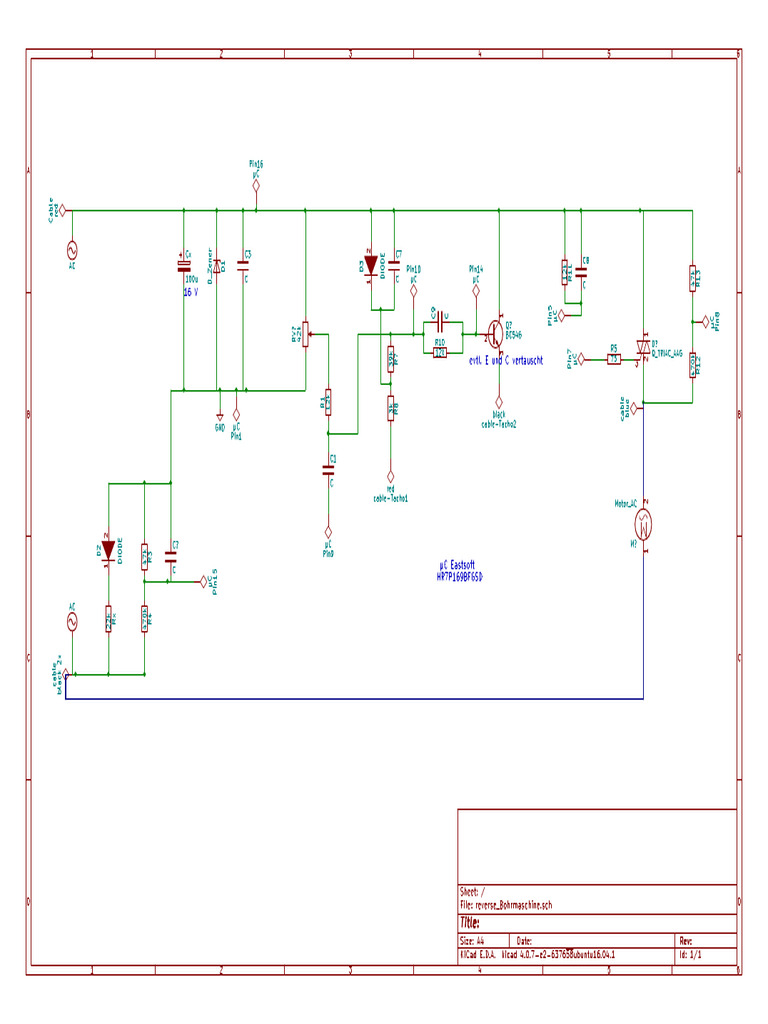 Schaltplan DP50 | PDF