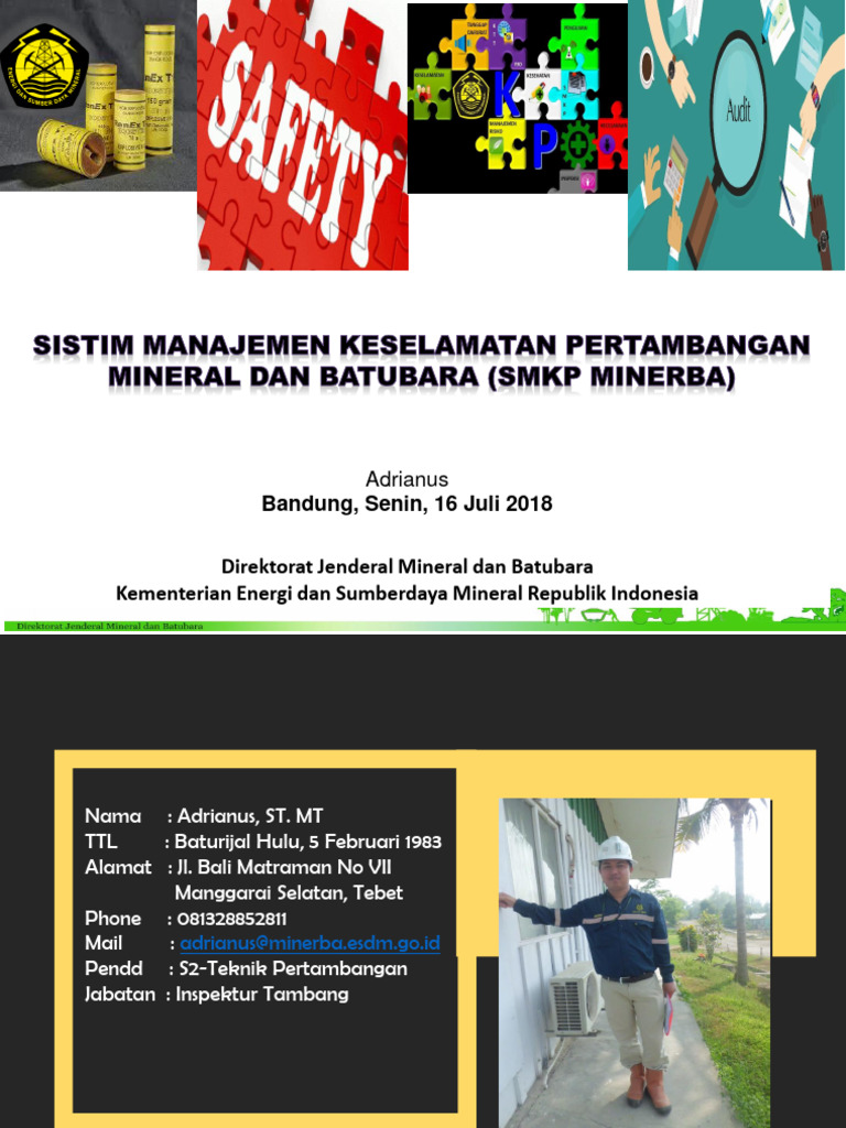Latar Belakang SMKP Minerba | PDF