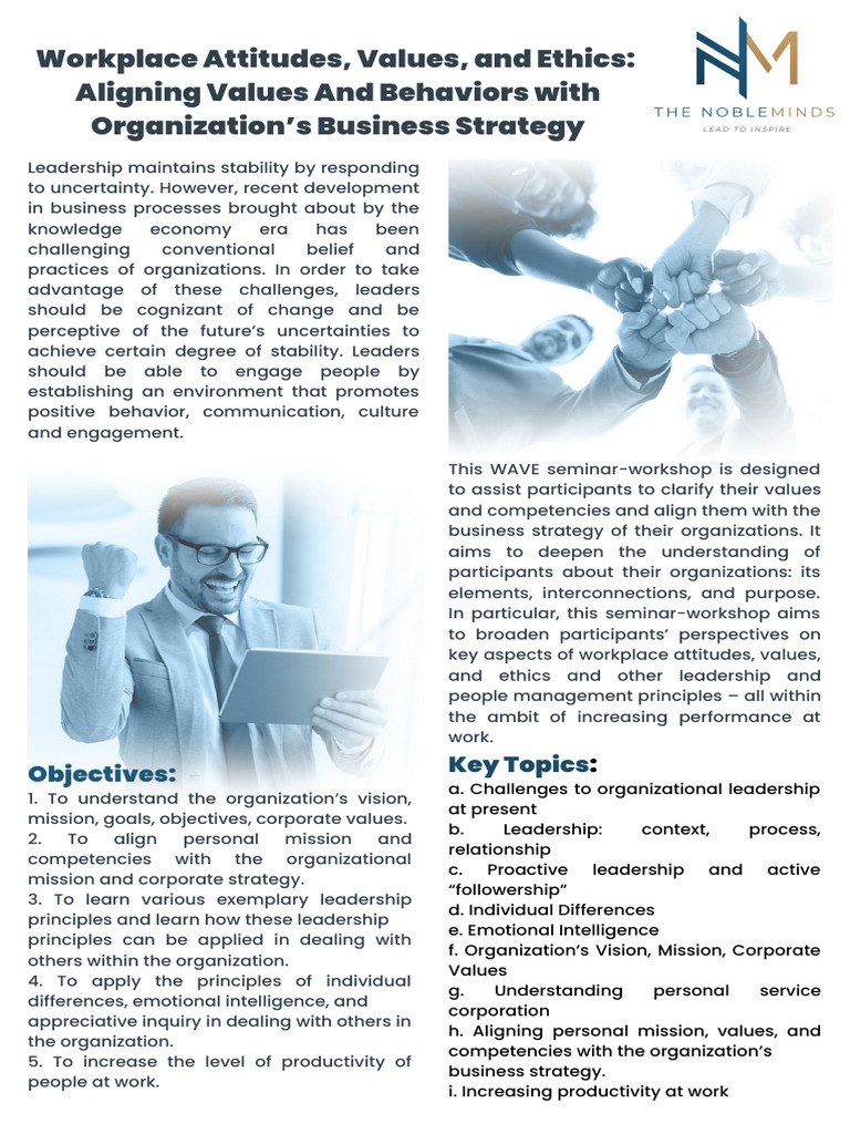 Workplace Attitudes Values and Ethics Aligning Values | PDF Workplace Attitudes Values and Ethics Aligning Values | PDF