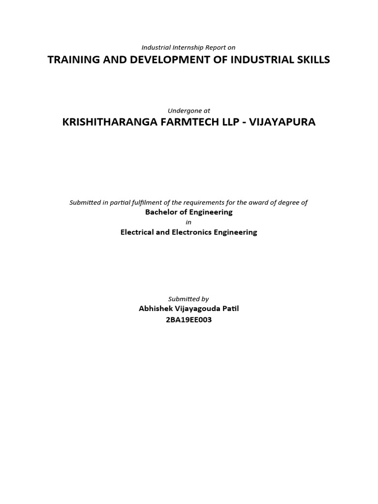 Internship Report | PDF