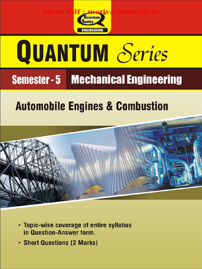 Automobile Engine and Combustion Quantum | PDF