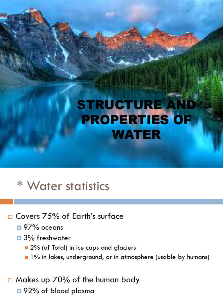 Structure and Properties of Water | PDF