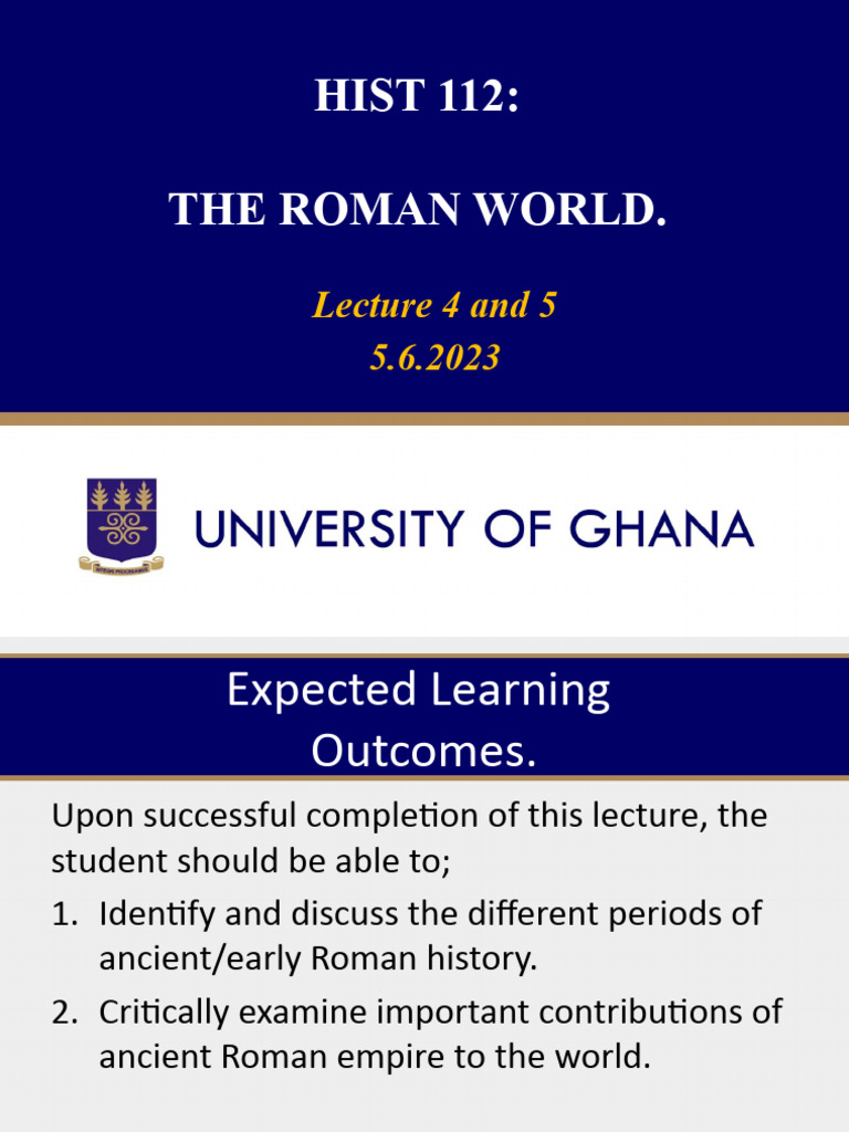 Roman History for Students | PDF | Mark Antony | Ancient Rome