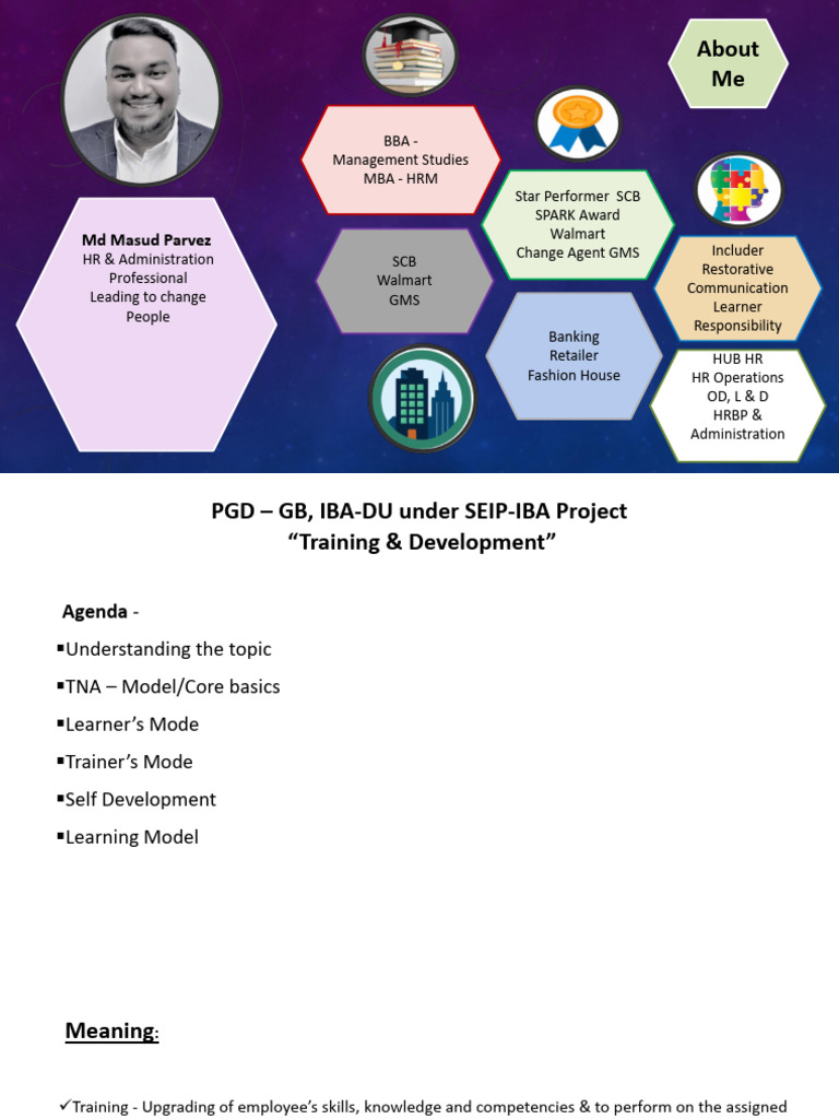 Training & Development_ PGD GB - IBA-DU under SEIP-IBA Project | PDF