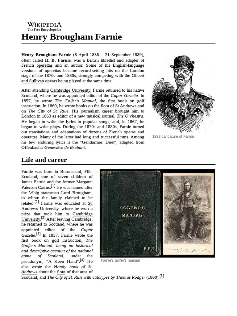 Henry Brougham Farnie | PDF | Art | History