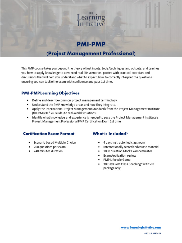 PMI-PMP - Project Management Professional | PDF