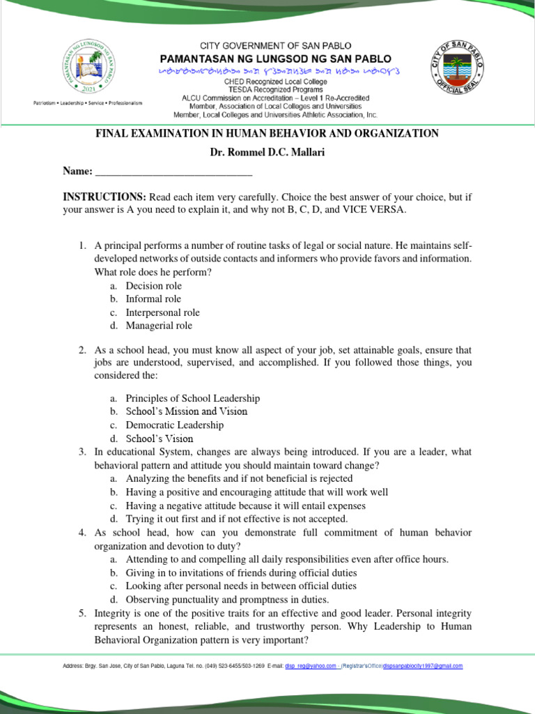 MAEd-104_Final-Examination | PDF