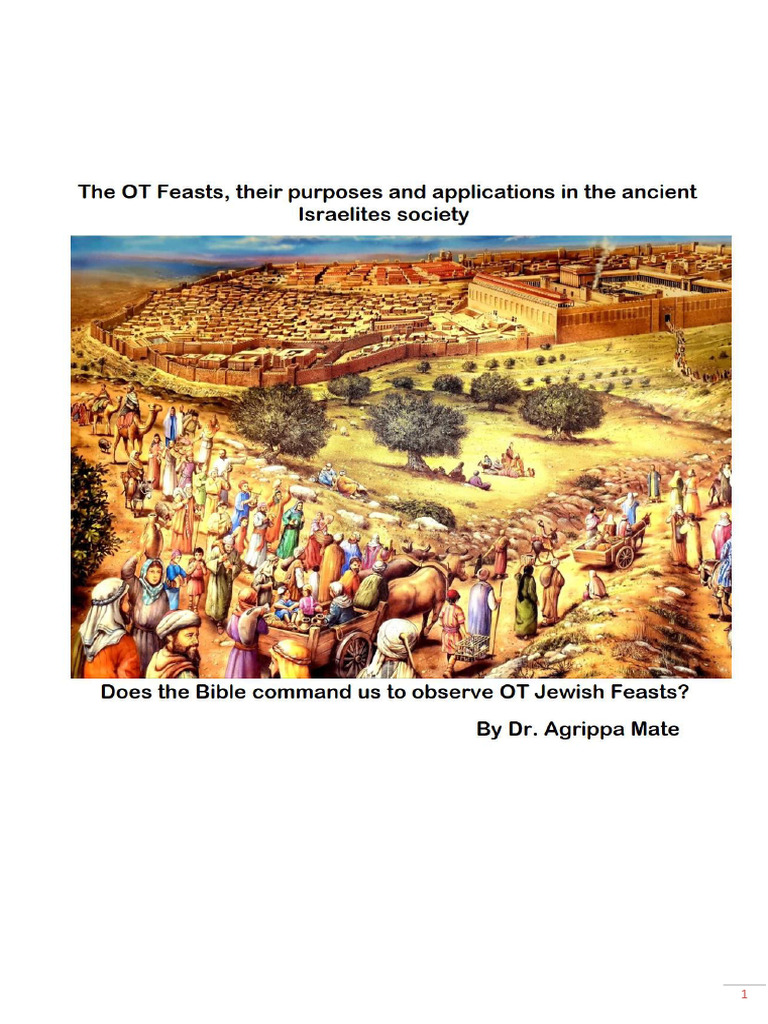 Christians and Jewish Feasts in The Old Testament | PDF
