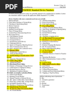 ANSI Relay Codes | PDF