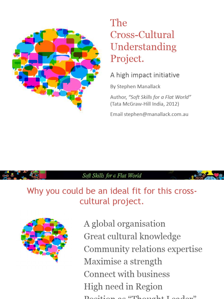 Cross-Cultural Understanding Initiative | PDF | Career & Growth | Self ...