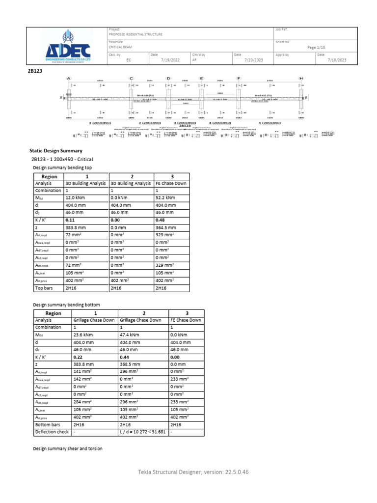 Critical Beam | PDF | Mechanical Engineering | Structural Engineering