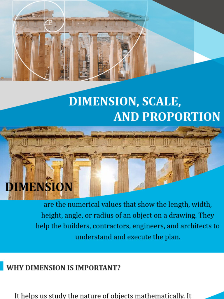 Dimension Scale and Proportion (15) | PDF