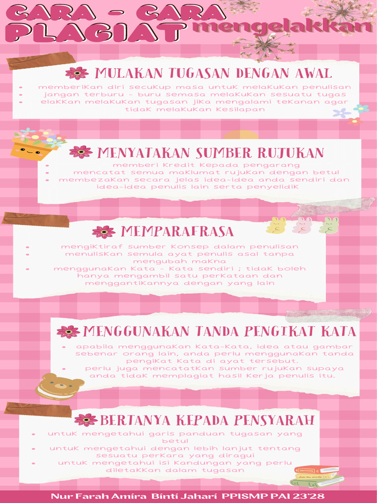 Cara - Cara Mengelakkan Plagiat | PDF