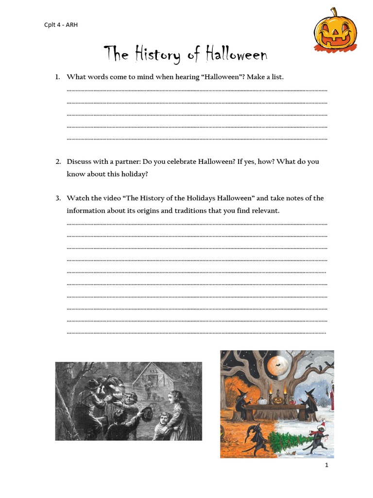 Halloween History and Activities | PDF | Religion & Spirituality