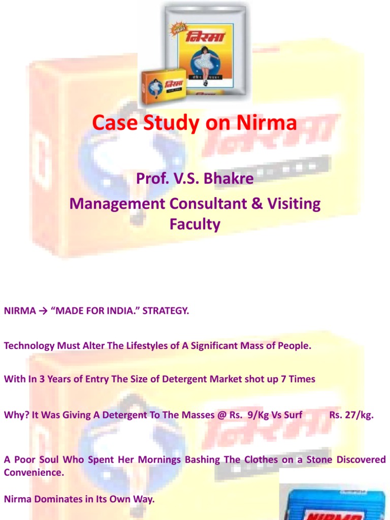Nirma: Revolutionizing India's Detergent Market | PDF | Retail | Business