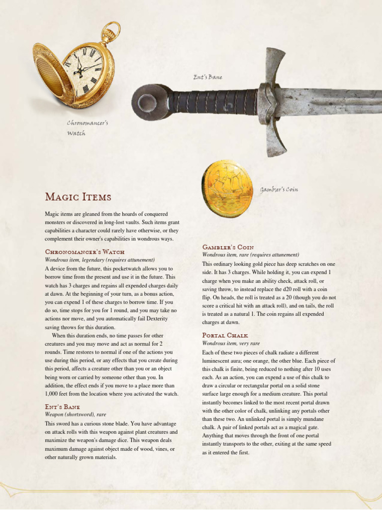 Magic Items - 1 | PDF