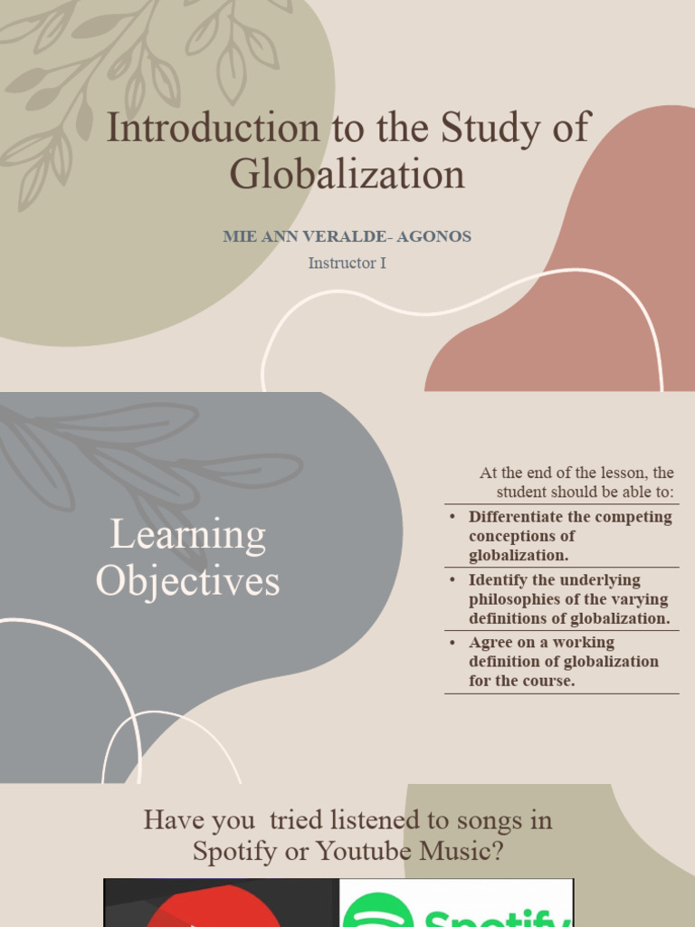 Chapter 1-Introduction The Study of Globalization | PDF