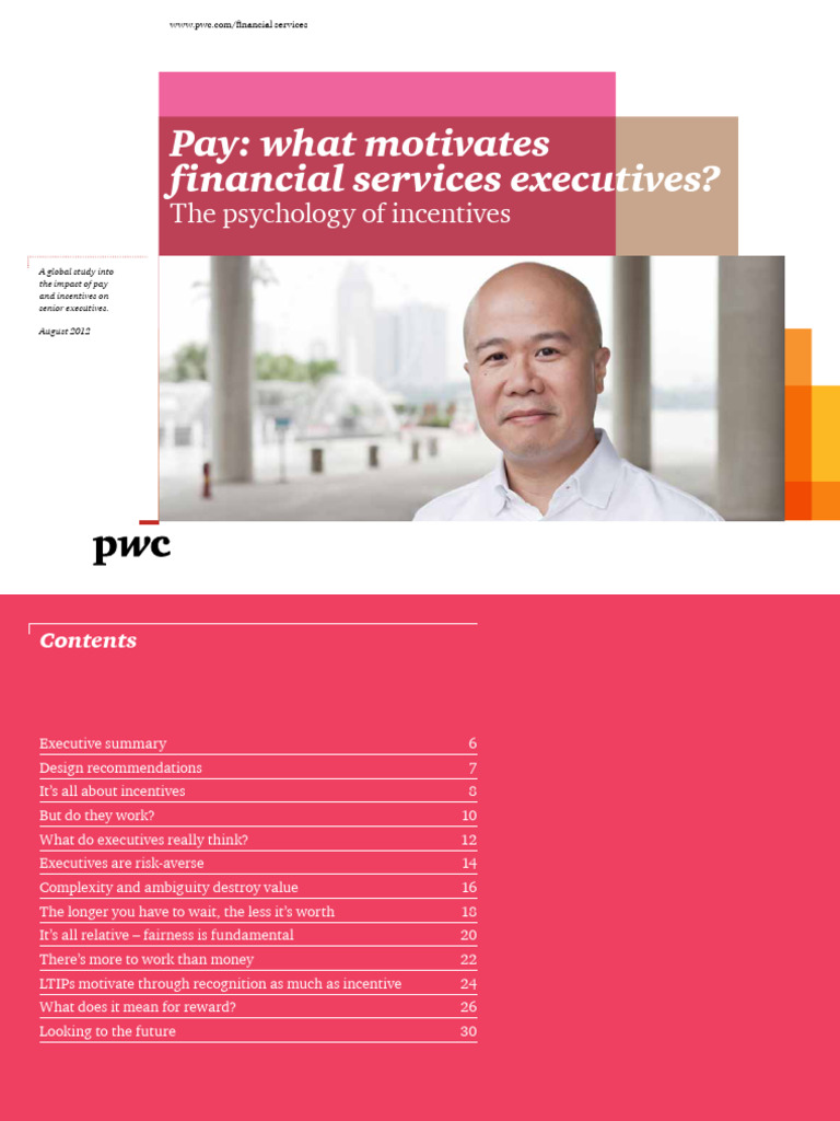 PWC Pay What Motivates Financial Services Executives | PDF PWC Pay What Motivates Financial Services Executives | PDF