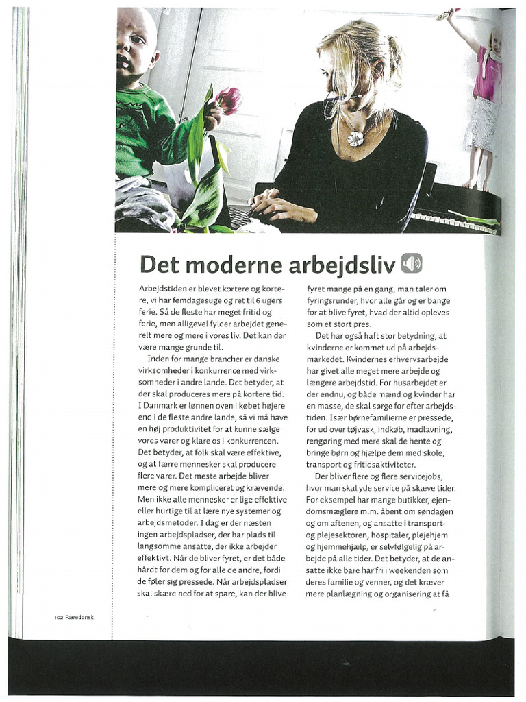 Det Moderne Arbejdsliv | PDF