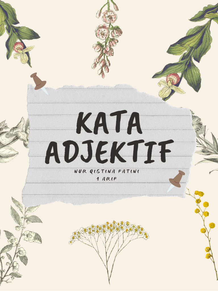 Buku Skrap Kata Adjektif | PDF