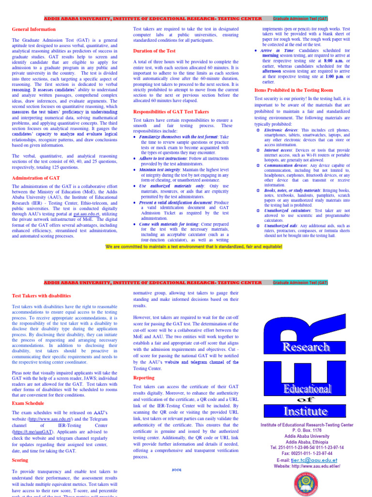 Brochure for GAT AAU | PDF