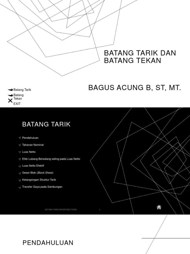 Materi Batang Tarik Dan Tekan Dosen Bagus | PDF