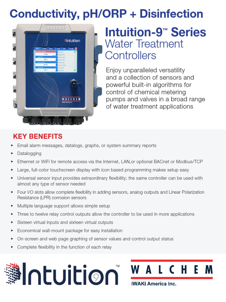Intuition-9™ Series Water Treatment Controllers Brochure | PDF Intuition-9™ Series Water Treatment Controllers Brochure | PDF