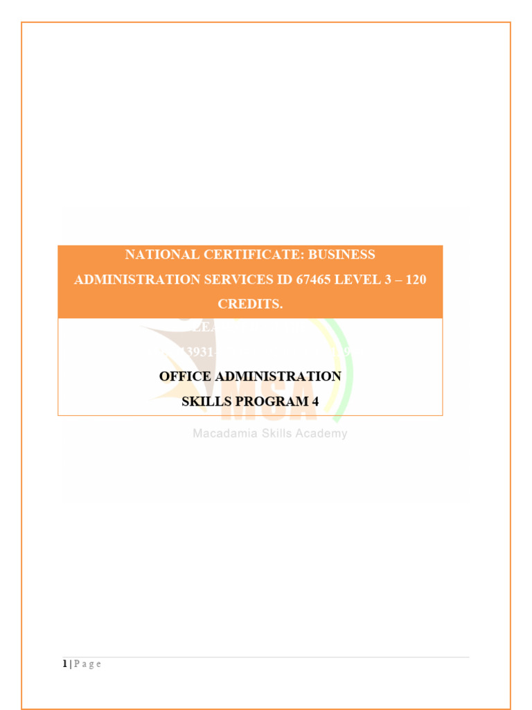 Saqa-13931-7706-13929-13937-13934 - Learner Guide | PDF