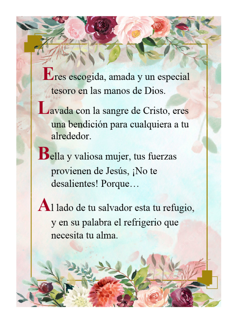 Acrostico Elva | PDF