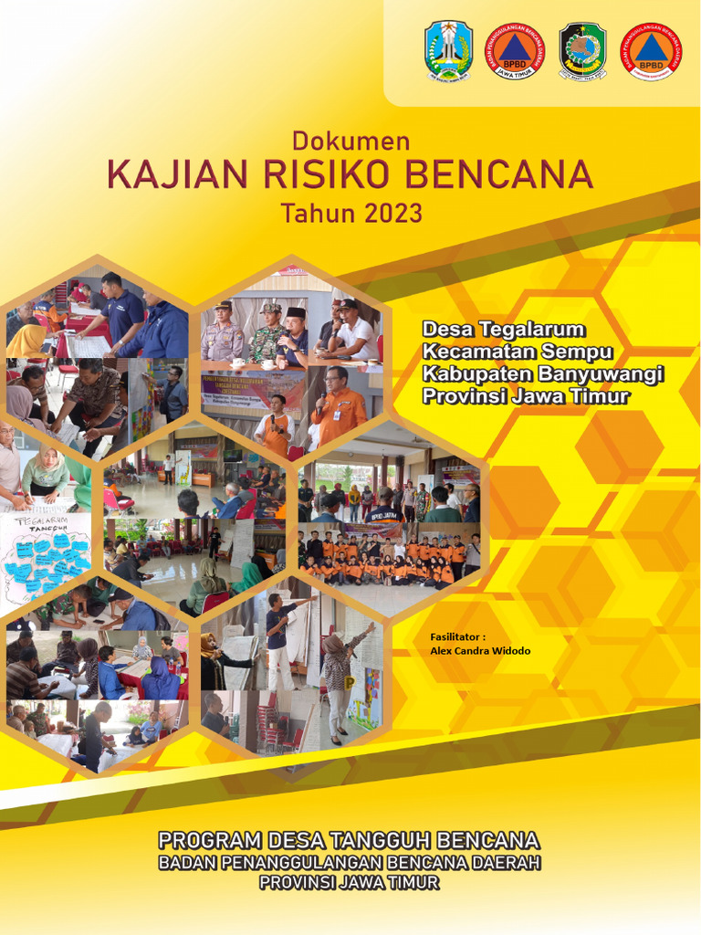 01 Dokumen Kajian Risiko Bencana Desa Tegalarum Kec Sempu Kab Banyuwangi Jawa Timur 2023 | PDF