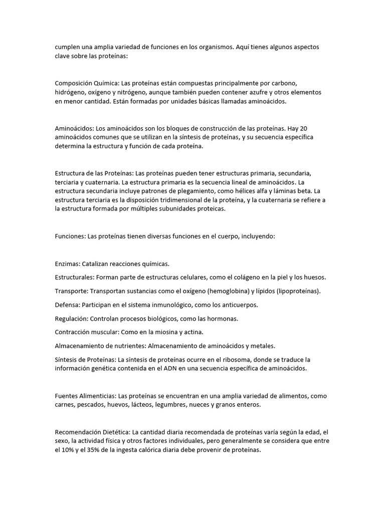 Proteinas Pdf