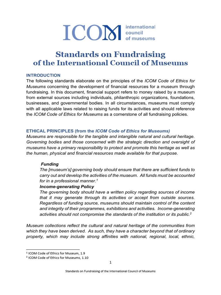 Fundraising-Standards EN | PDF