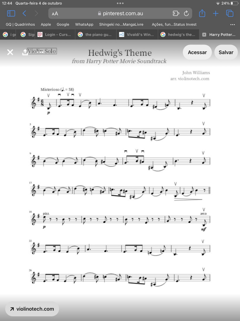 Hedwig's Theme | PDF