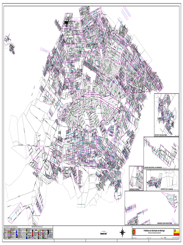 Mapa Maringá - Ruas e Bairros | PDF