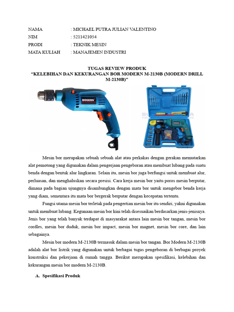 Michael Putra Julian Valentino - Tugas Review Produk | PDF