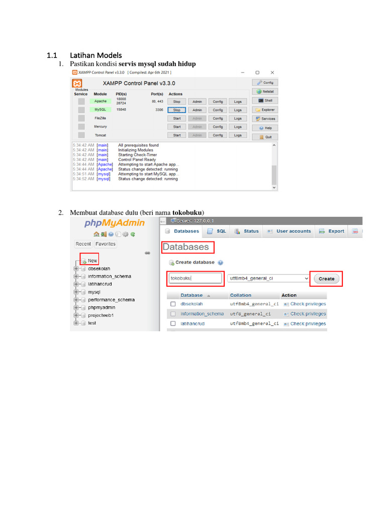 Tutorial Membuat Model di Laravel | PDF | Metode & Bahan Ajar | Teknologi & Rekayasa