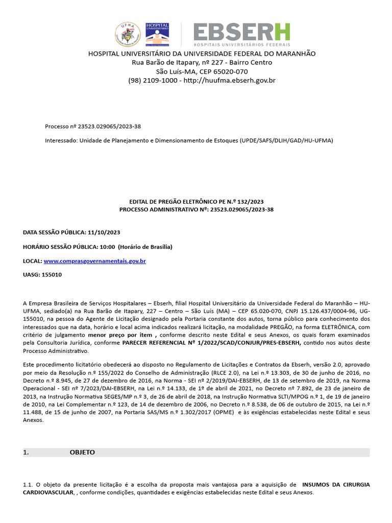 Edital - SEI | PDF