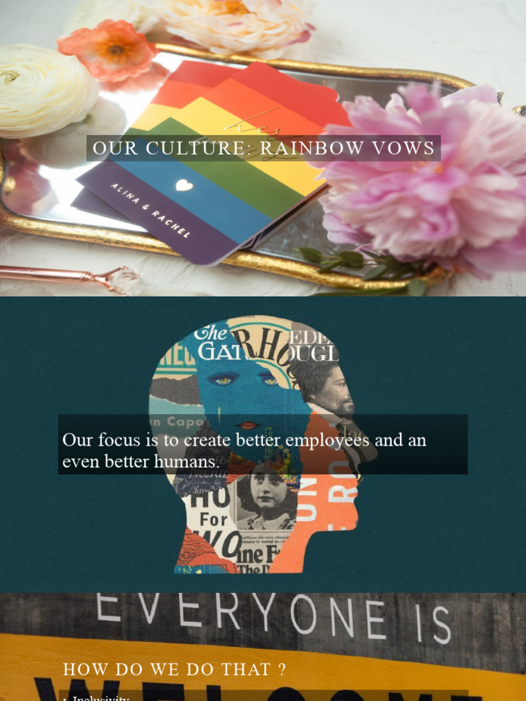 Rainbow Vows: Our Inclusive Culture | PDF