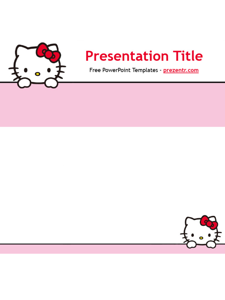 Hello Kitty PPT Plantillas 1 | PDF