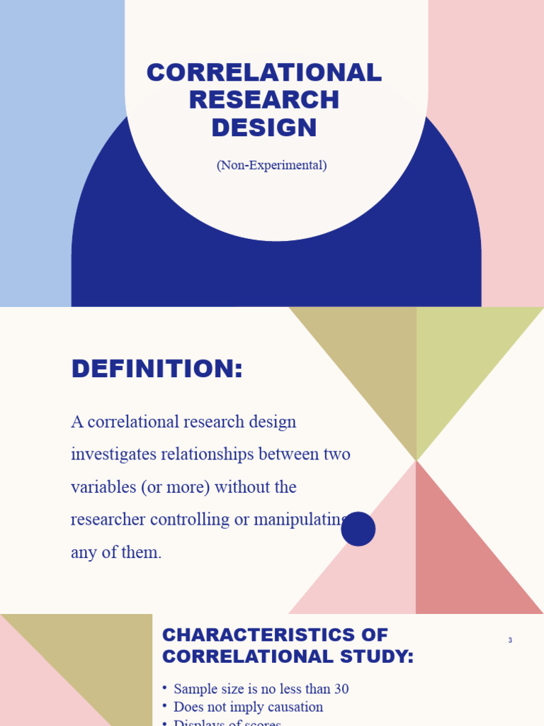 Correlational Research Design Pdf