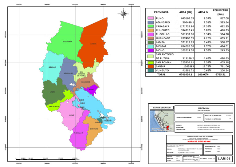 Actual Mapa de Ubicacion Puno | PDF