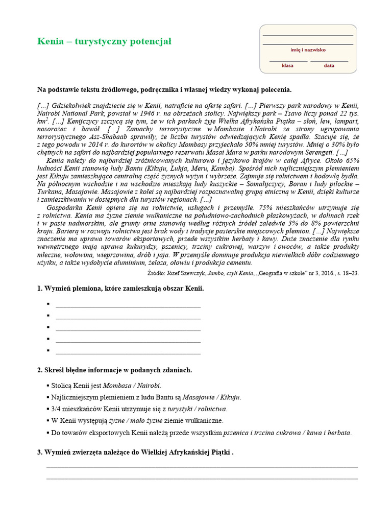 klasaVIII Zad1 | PDF