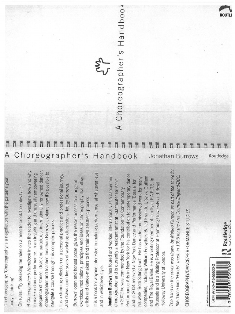 A Choreographer's Handbook - Jonathan Burrows | PDF