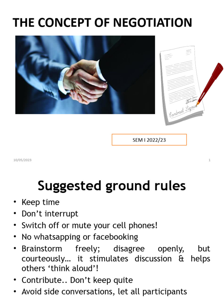 Introduction To Negotiation 2019 | Download Free PDF | Negotiation ...