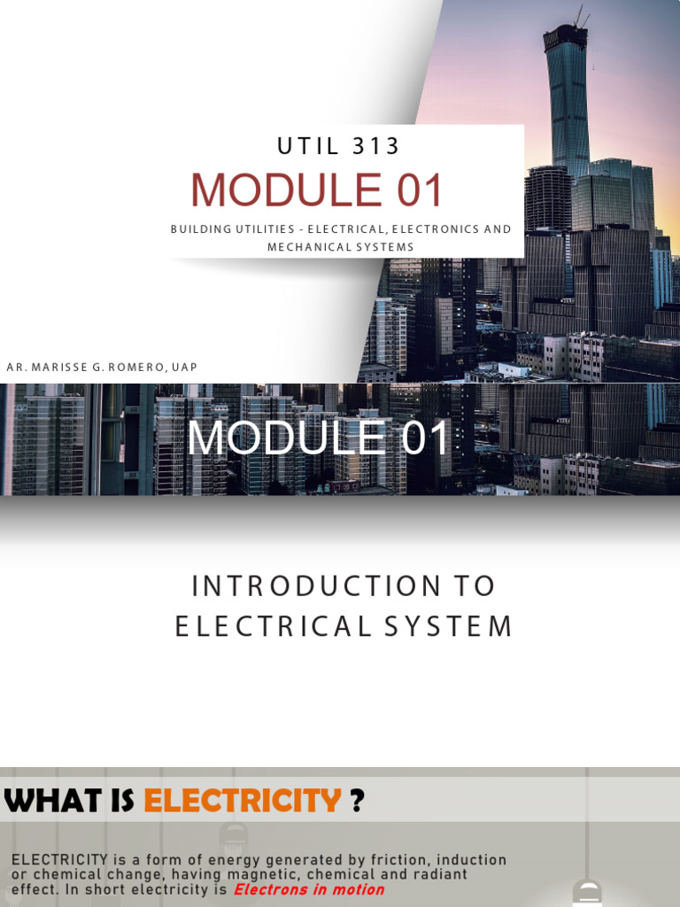 Util 313 Module 1 | PDF