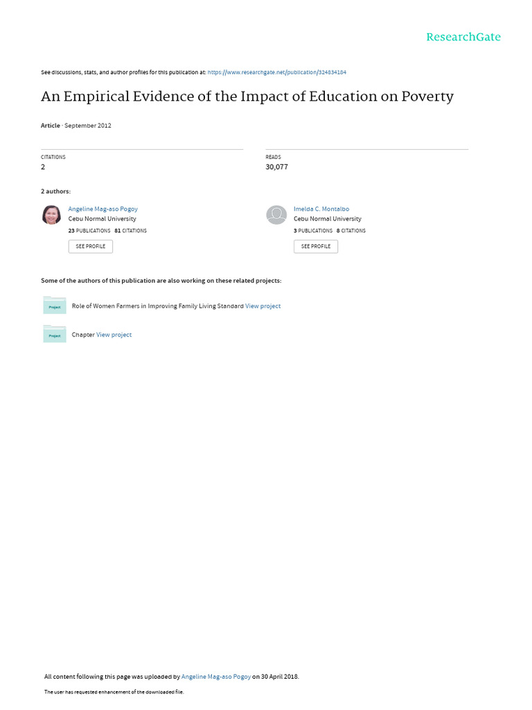 Povertyresearch | PDF