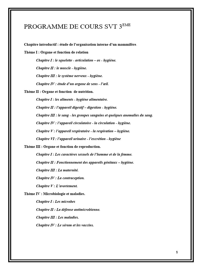 Boussole SVT 3è | PDF