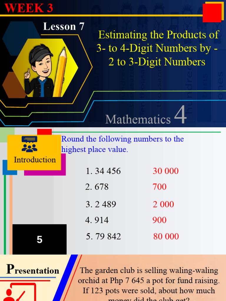 Estimating The Products | PDF | Speed | Mathematics