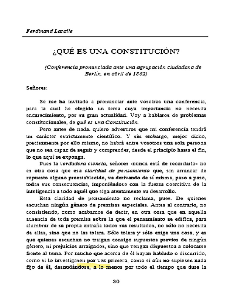 La Salle Que Es Una Constitución Pdf