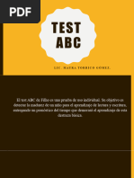 TEST ABC de Lorenzo Filho | PDF